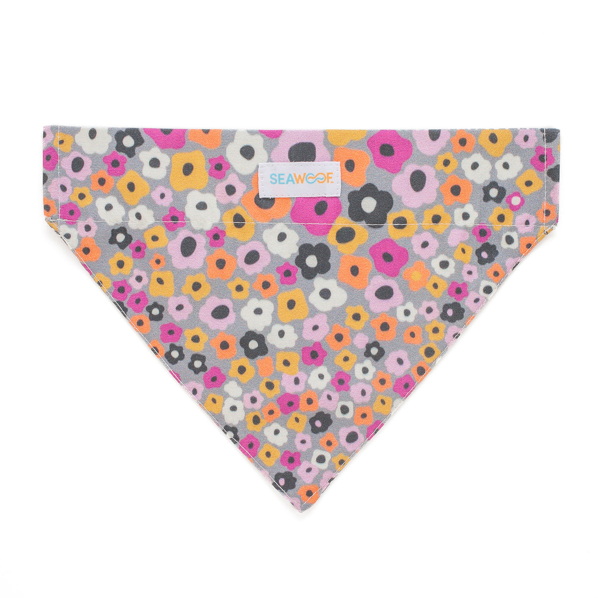 Organic Cotton Reversible Dog Neckerchief Floral Print – Seawoof, Inc.